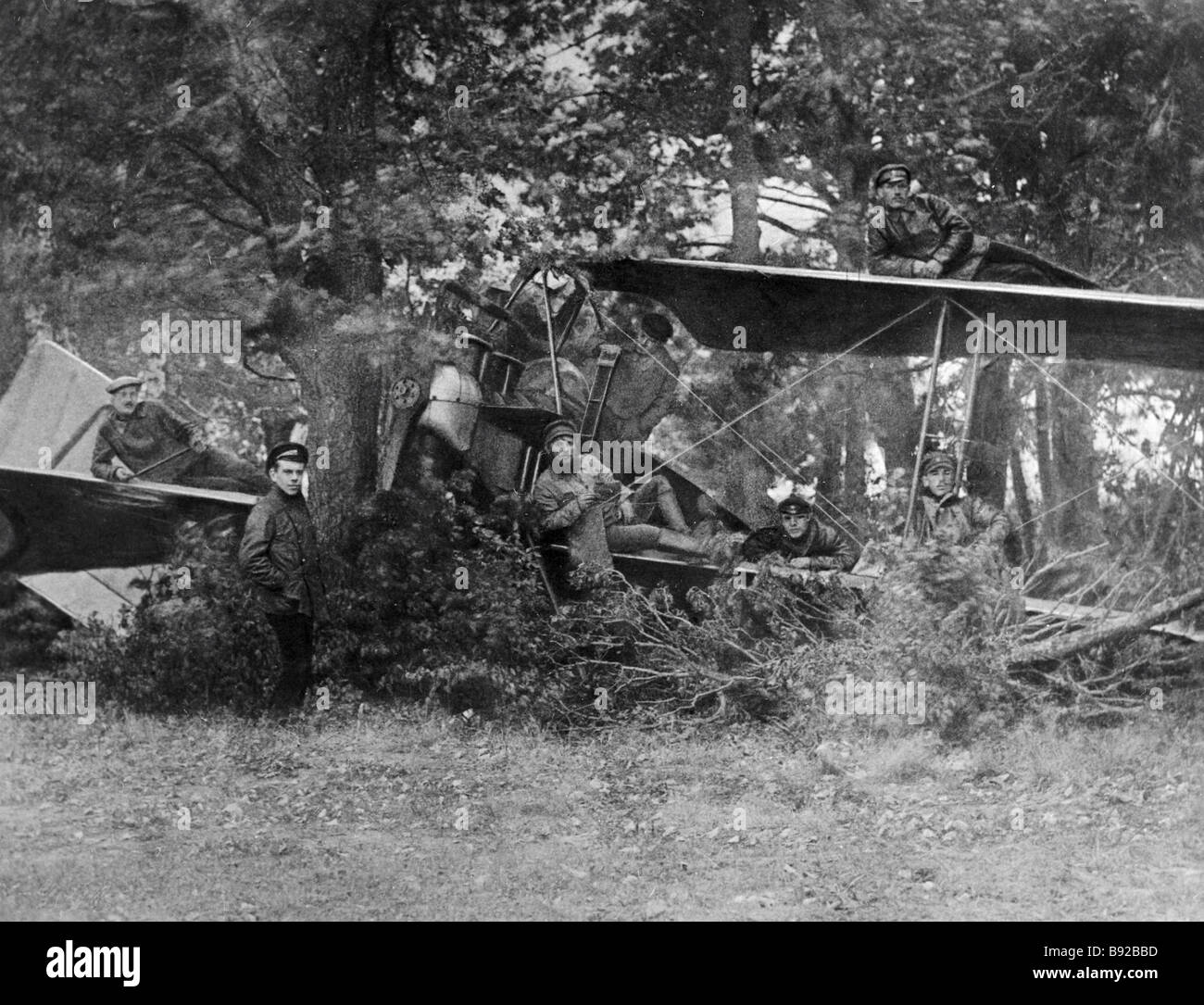German Albatros fighter airplane crashed near Kazan Stock Photo - Alamy