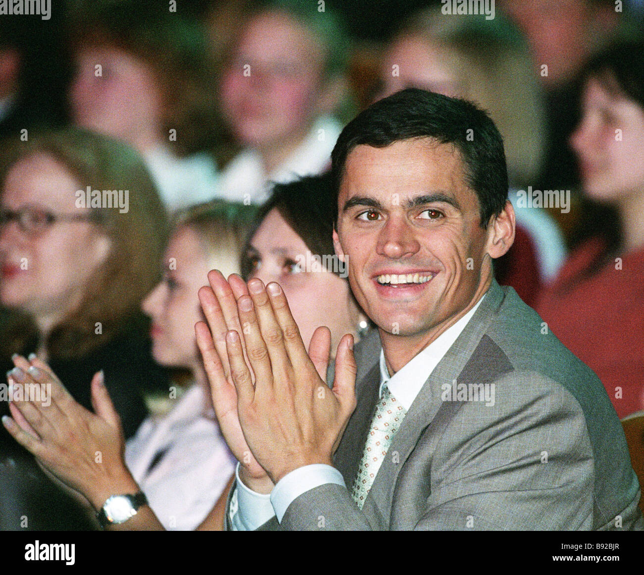 Many times world swimming champion Alexander Popov winner of national ...