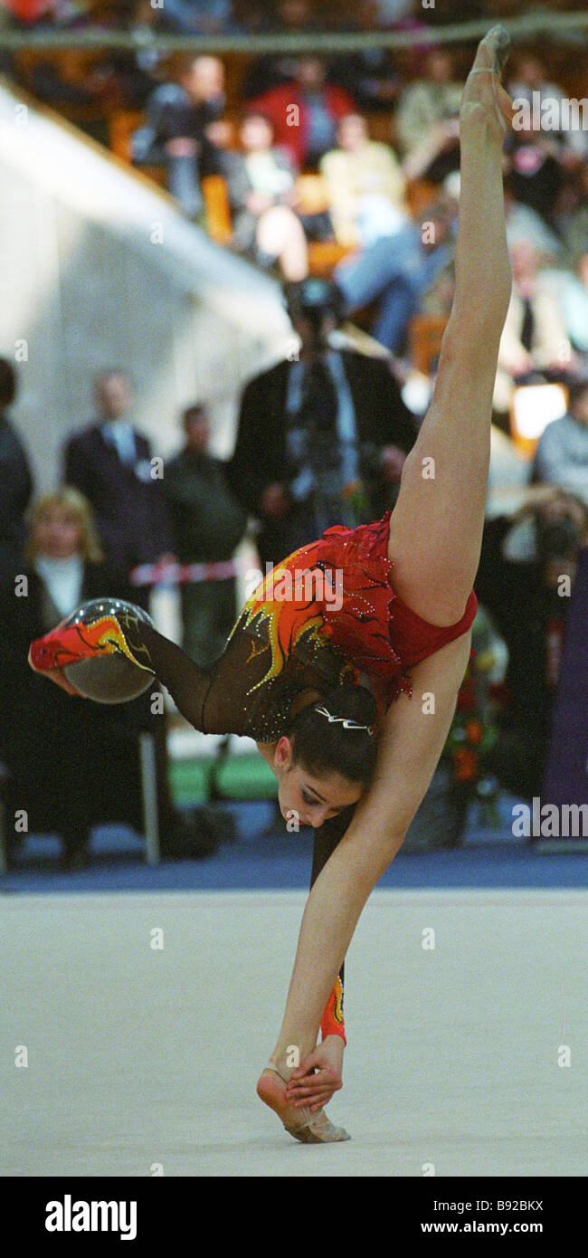 Anna Bitieva on closing day of the Russian Artistic gymnastics ...