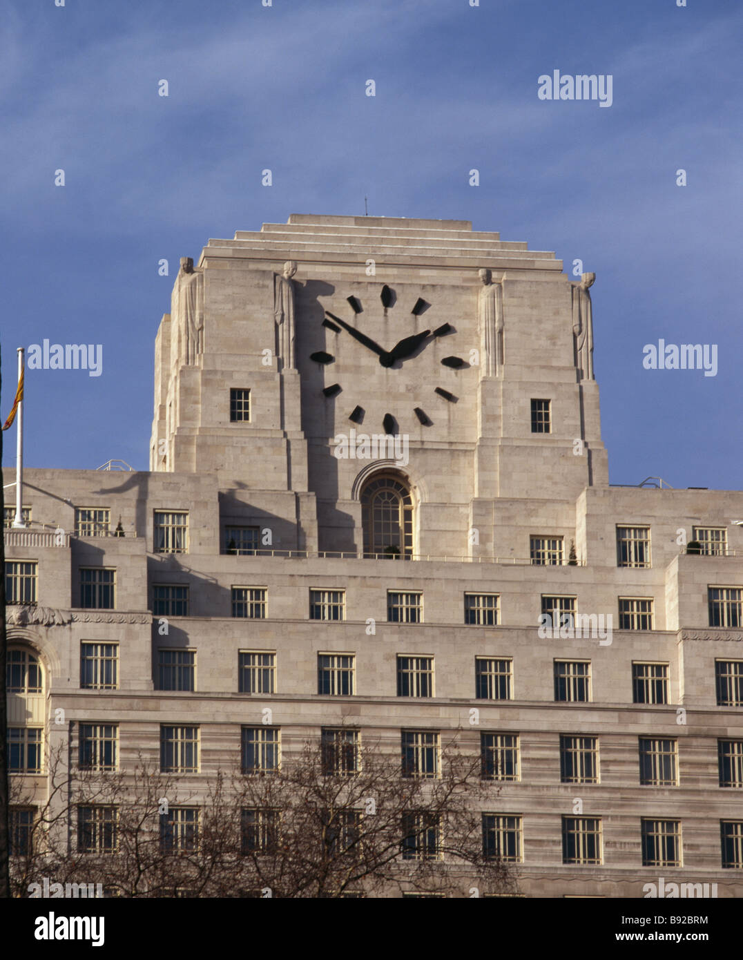 Shell-Mex House, on the Strand and Charing Cross Embankment on the ...