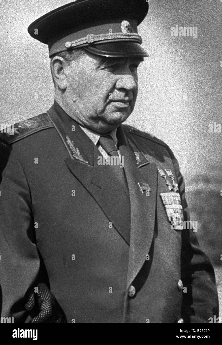 Twice Hero of the Soviet Union and Marshal of the Soviet Union Vasily ...