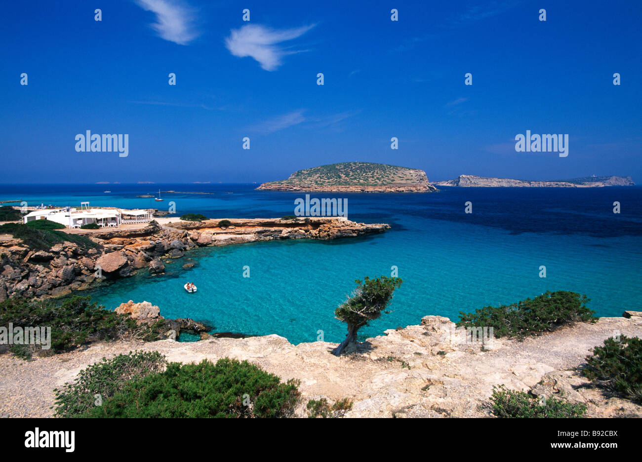 Cala comte beach ibiza hi-res stock photography and images - Alamy