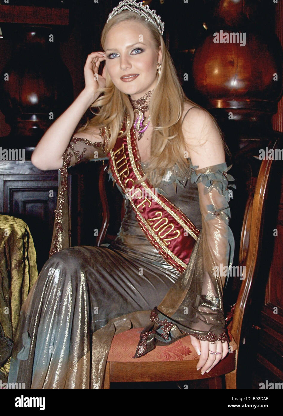 Miss Europe 2002 Svetlana Koroleva of Petrozavodsk Stock Photo - Alamy