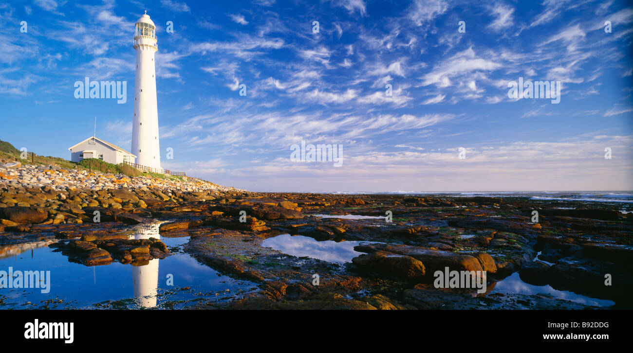 South African west coast Slangkop lighthouse Kommetjie Cape Peninsula ...