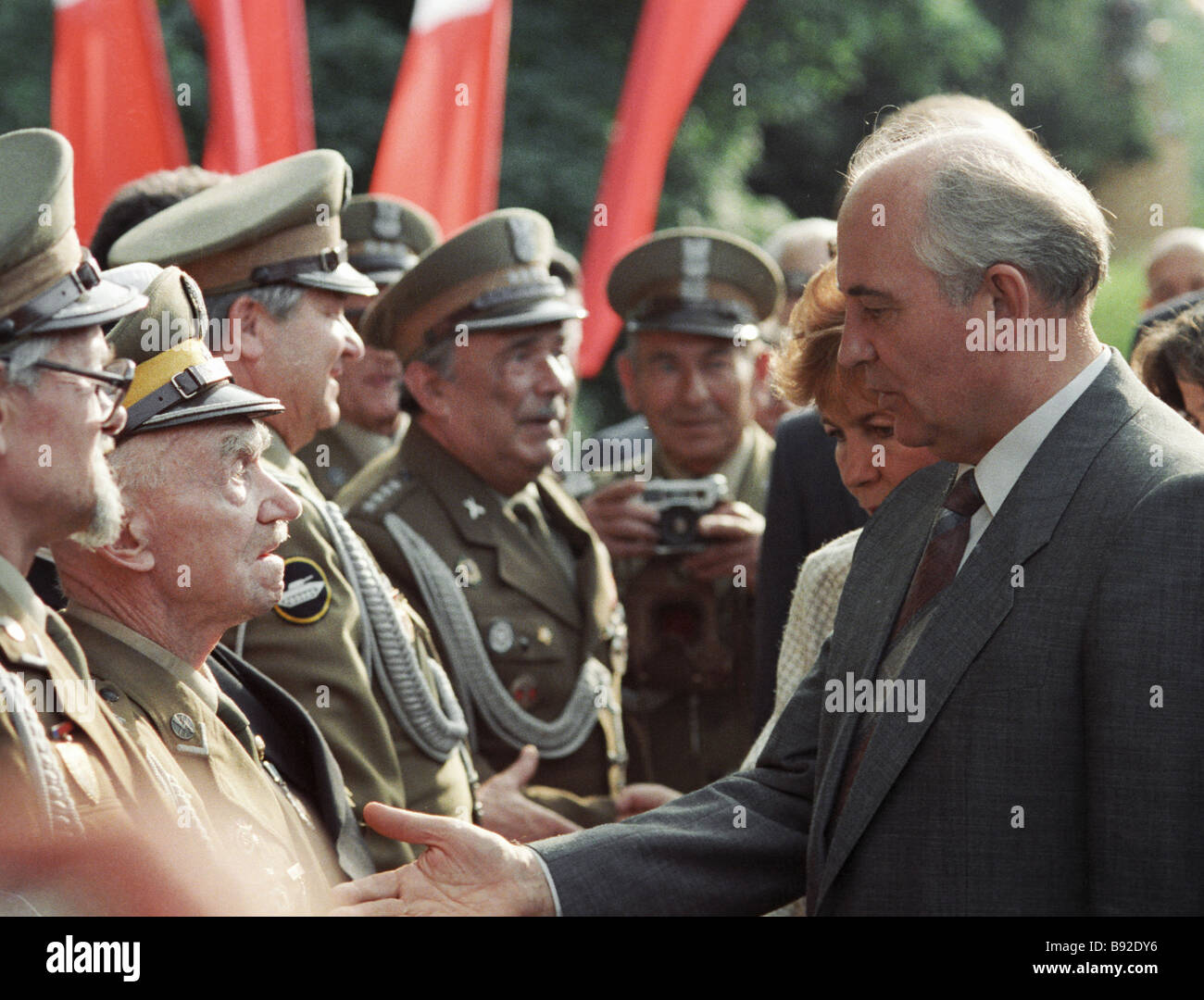 Soviet General Secretary Mikhail Gorbachev High Resolution Stock ...
