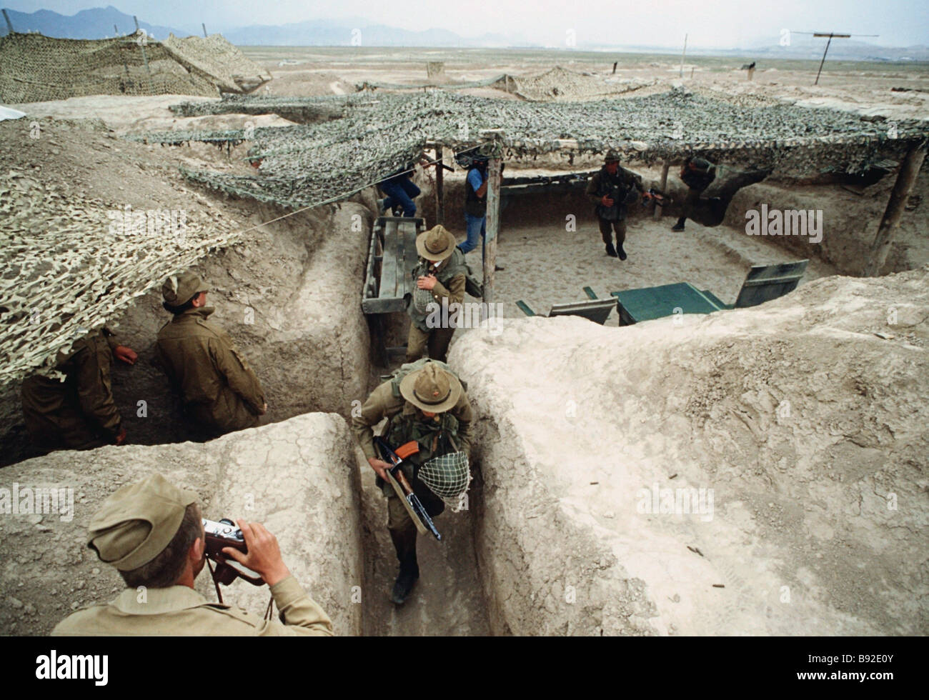 A Soviet outpost guarding the Kabul airport ten kilometers off ...