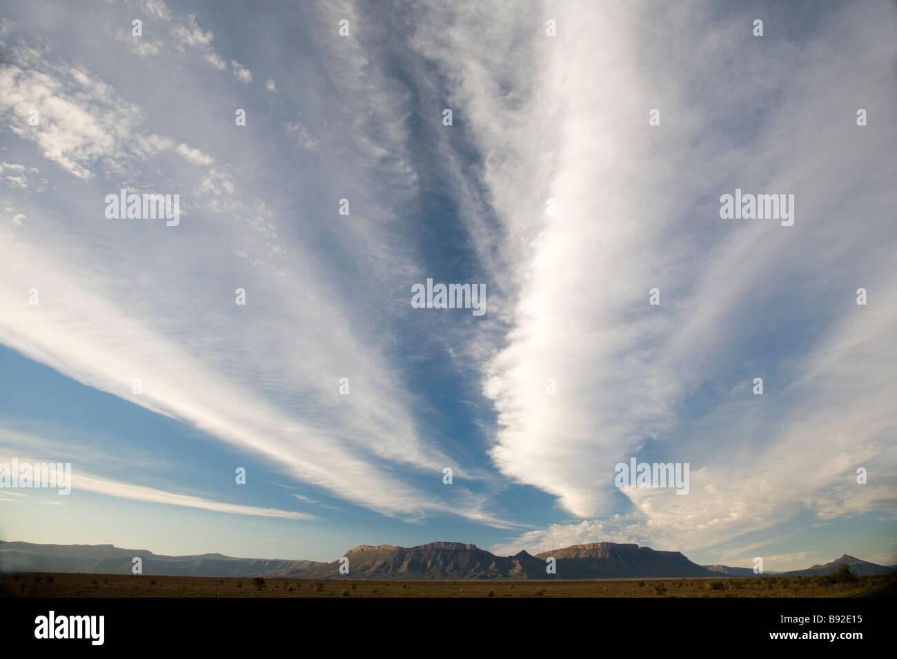 Beautiful cloud formations typical of South African skies Eastern Cape ...