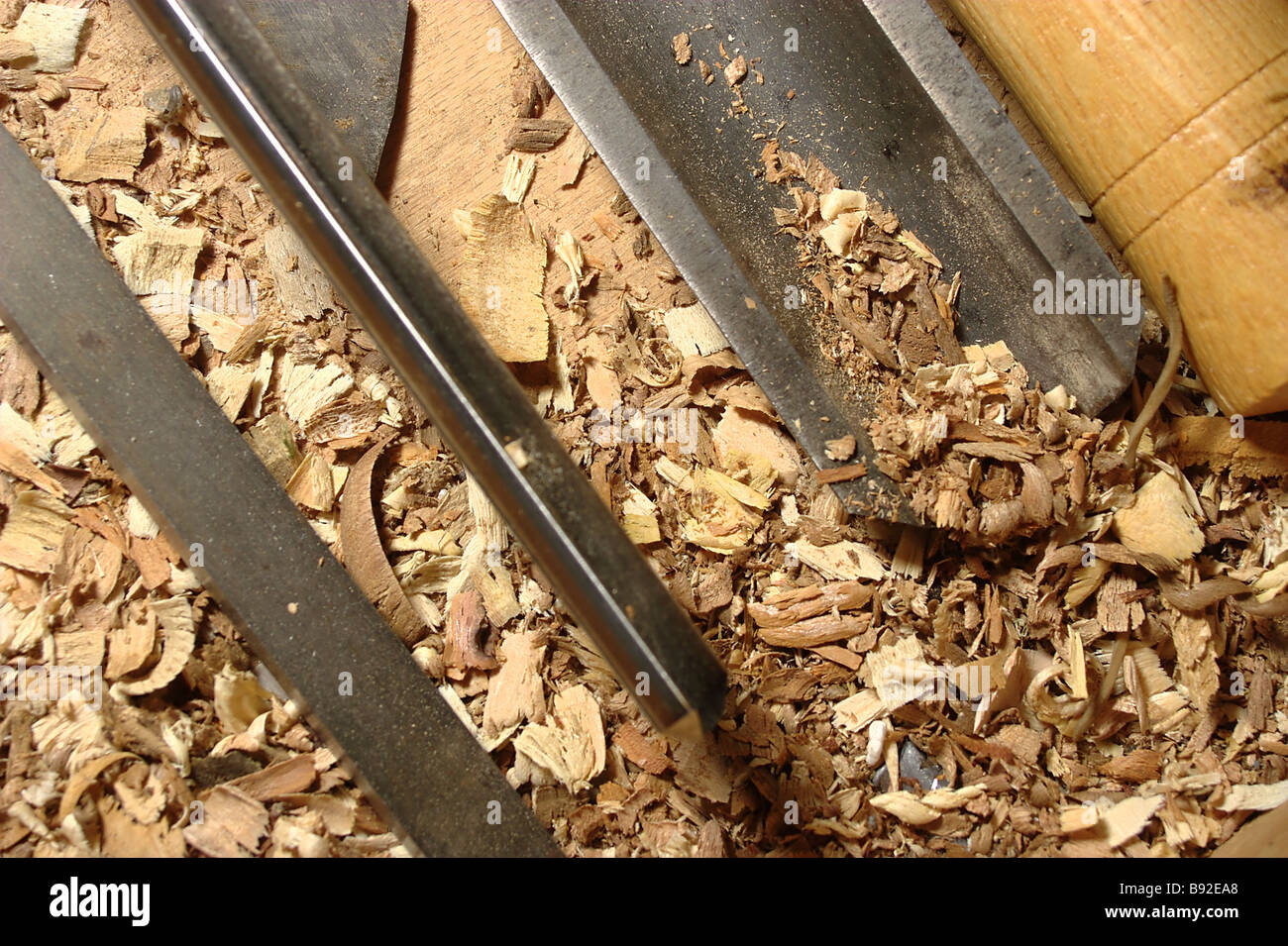 Wood turning tools hi-res stock photography and images - Alamy