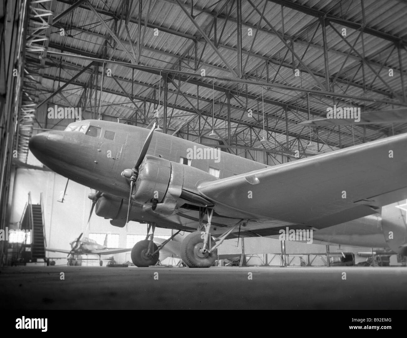 LI 2 transport plane from the stocks of the Air Force Museum in the ...