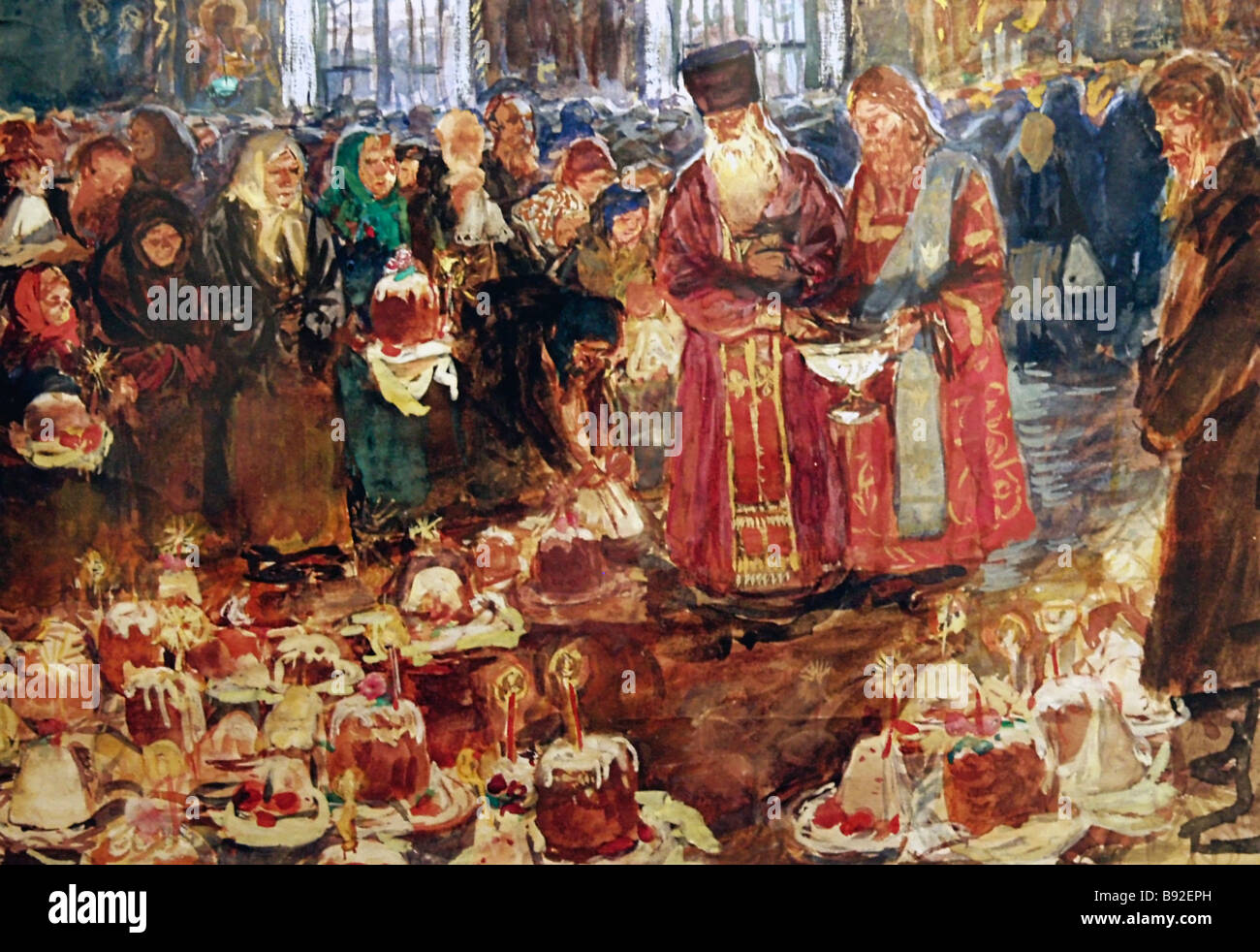 Arkady Plastov 1893 1972 Easter Cakes The 1950s Exhibition of Plastov s ...