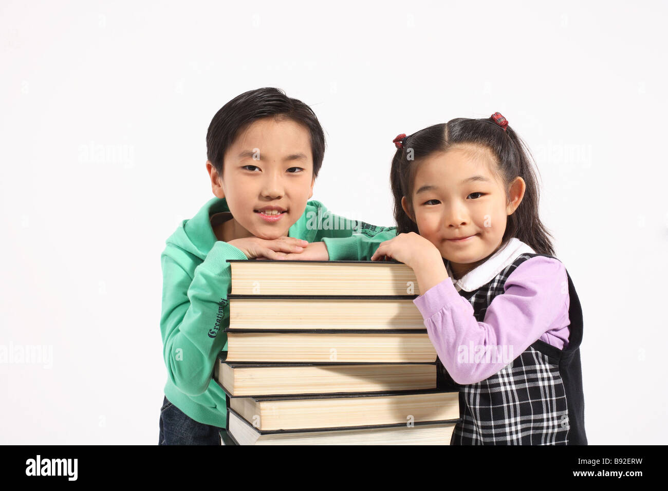 Young Child in Study Stock Photo - Alamy