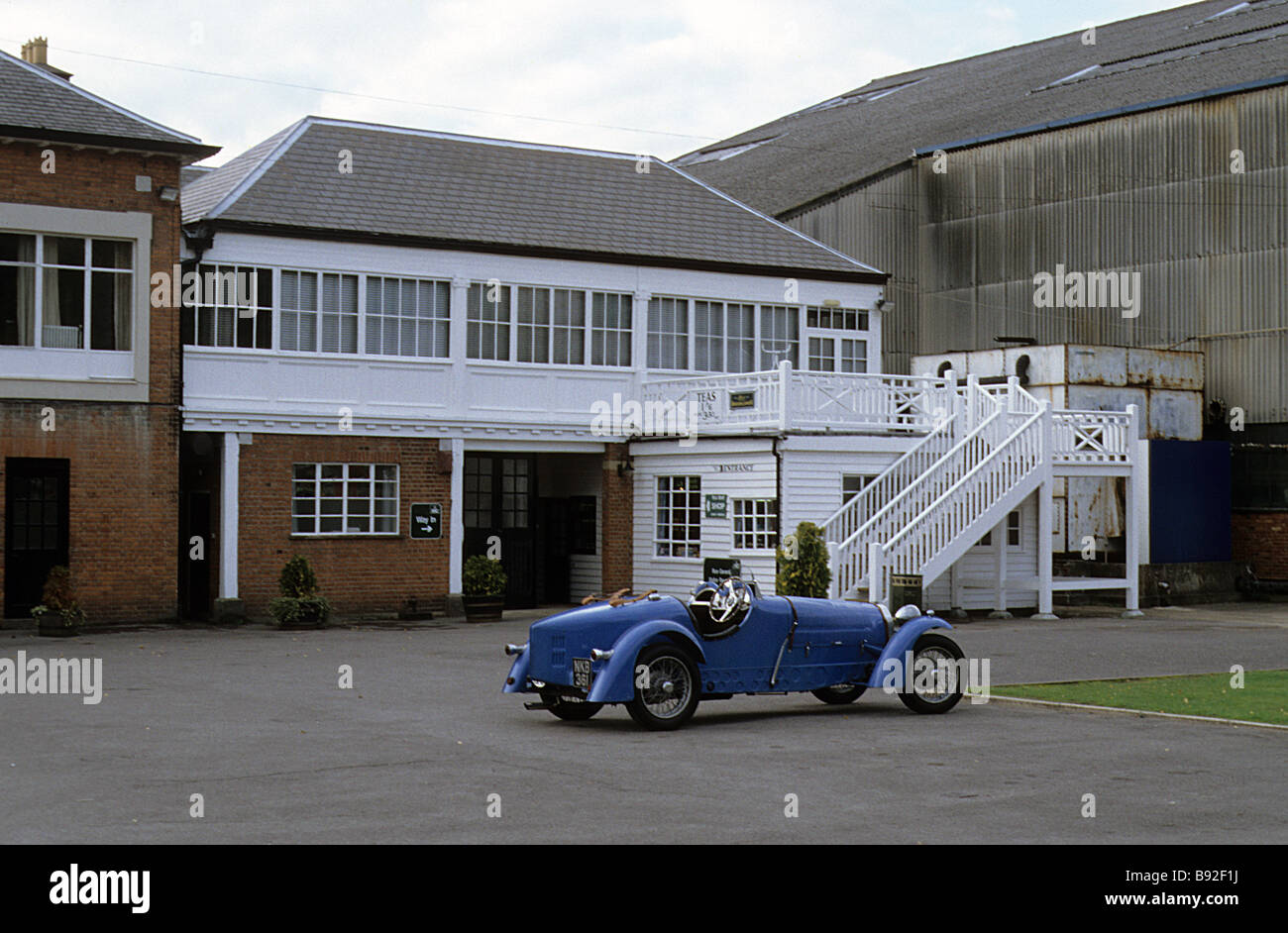 Brooklands Motor-racing circuit near Weybridge, Surrey, Club House, Tea ...