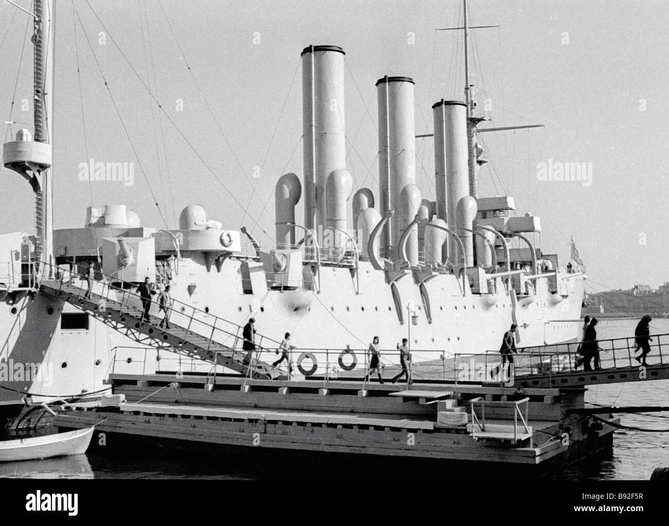 The cruiser Aurora Stock Photo - Alamy