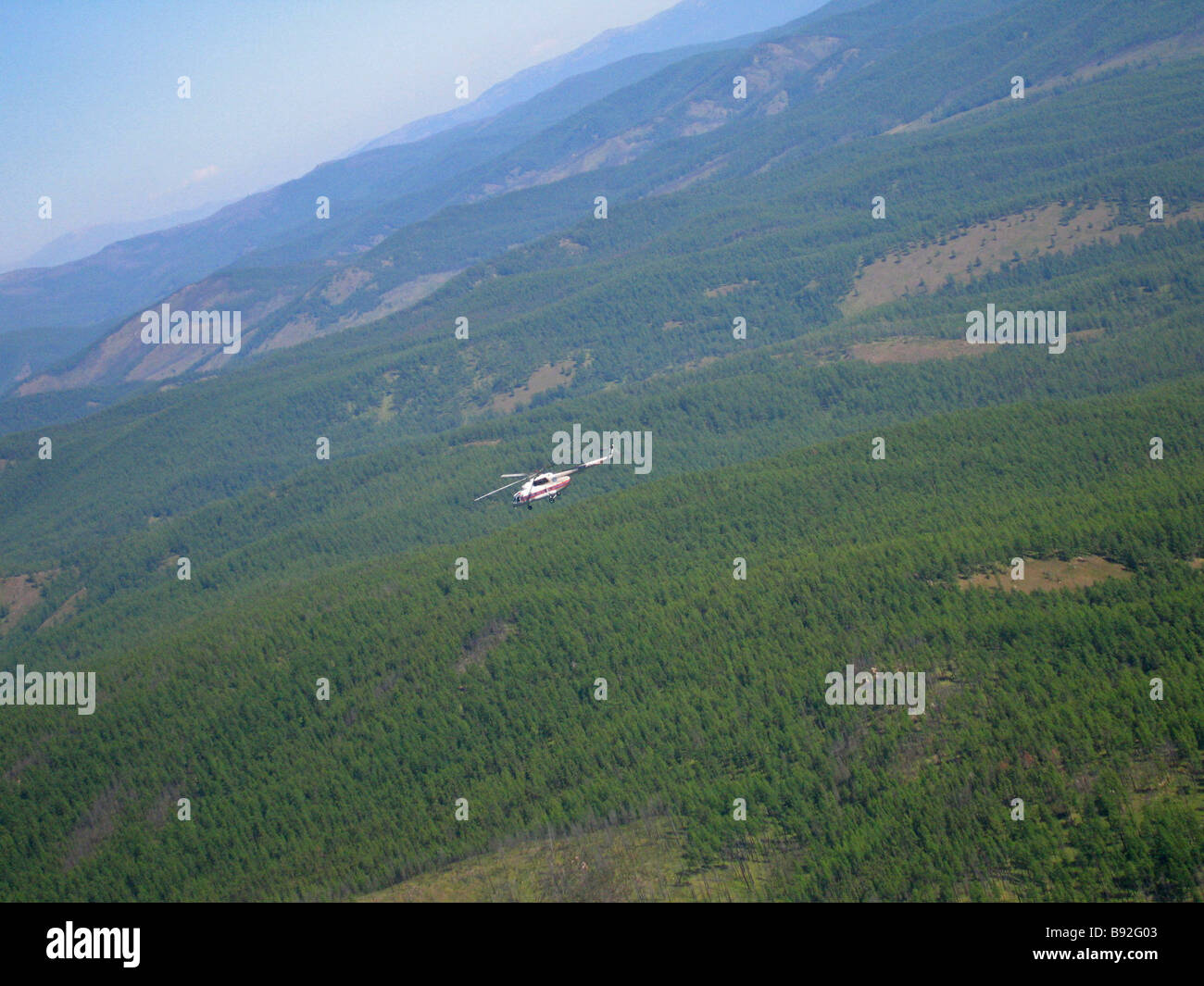 The Tuva Republic The branches of the Western Sayan Mountains August 15 ...