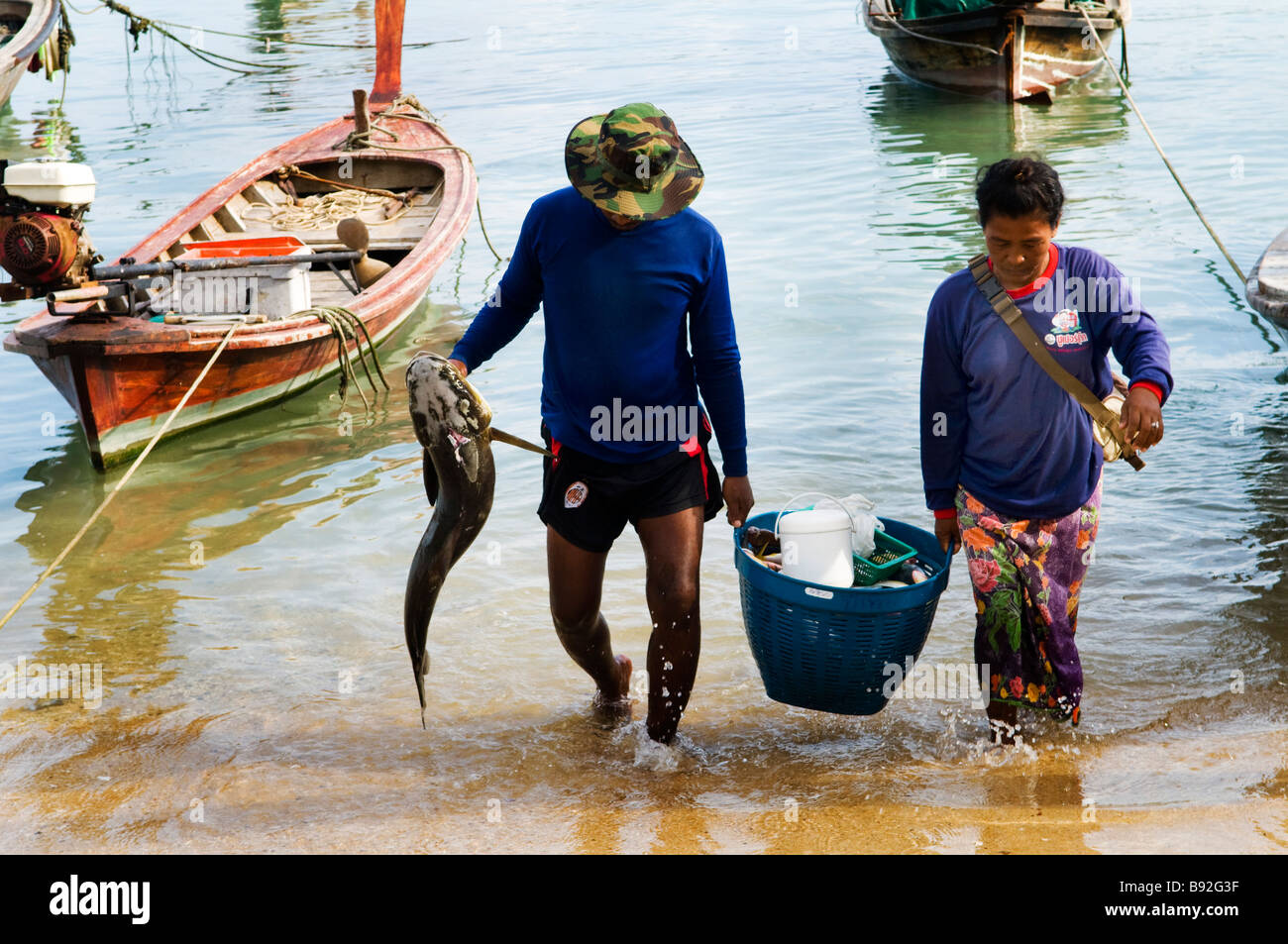 Thai sea gypsies hi-res stock photography and images - Alamy