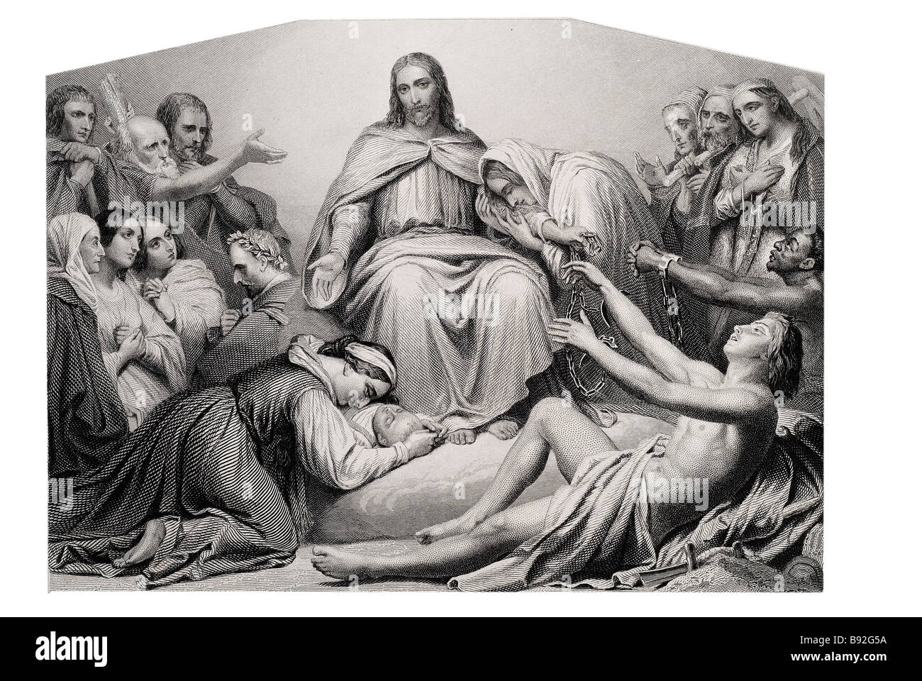 Christ the Consolator Lord Saviour Jesus Christ Stock Photo - Alamy