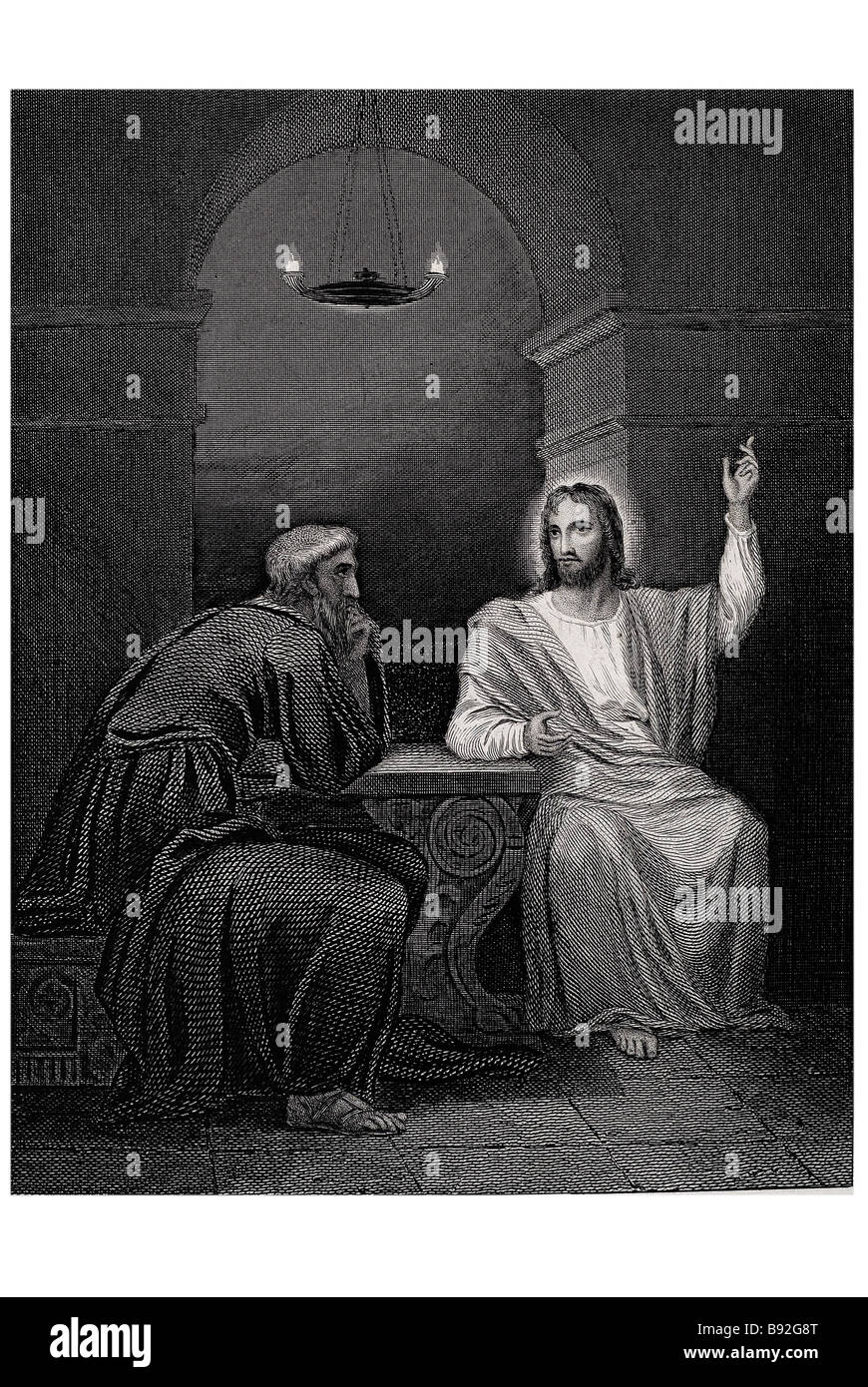 Jesus nicodemus hi-res stock photography and images - Alamy