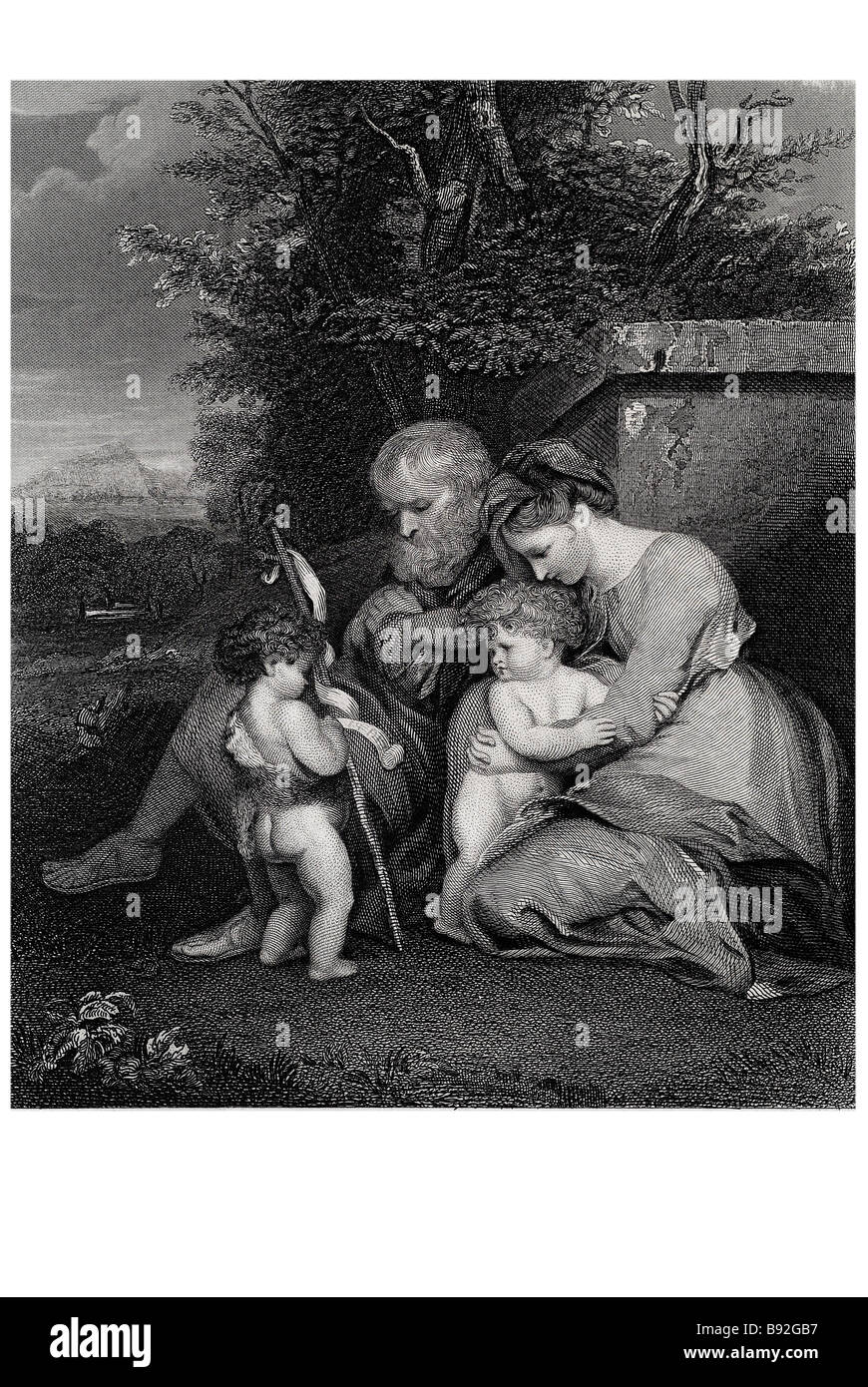 The Holy Family Lord Saviour Jesus Christ Stock Photo - Alamy