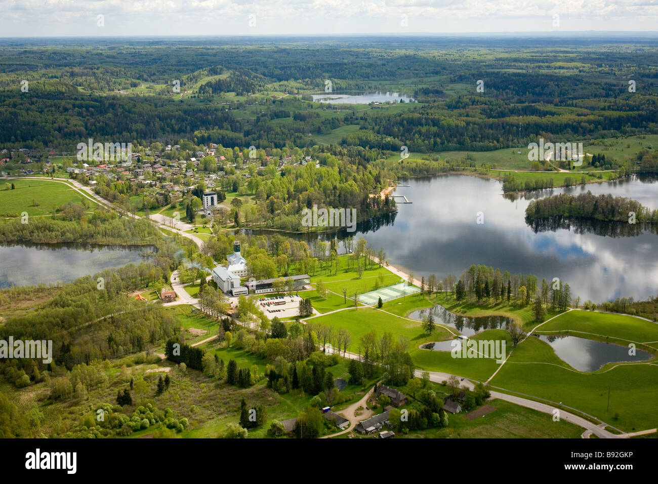 Lake Pühajärv, Valga County, Estonia, Europe Stock Photo - Alamy