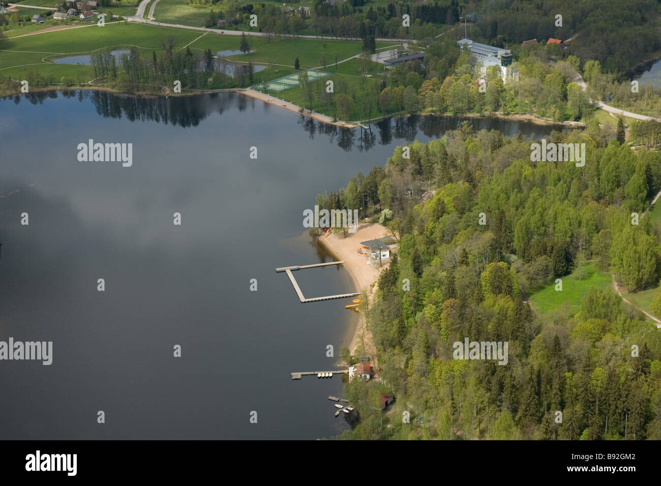 Lake Pühajärv, Valga County, Estonia, Europe Stock Photo - Alamy