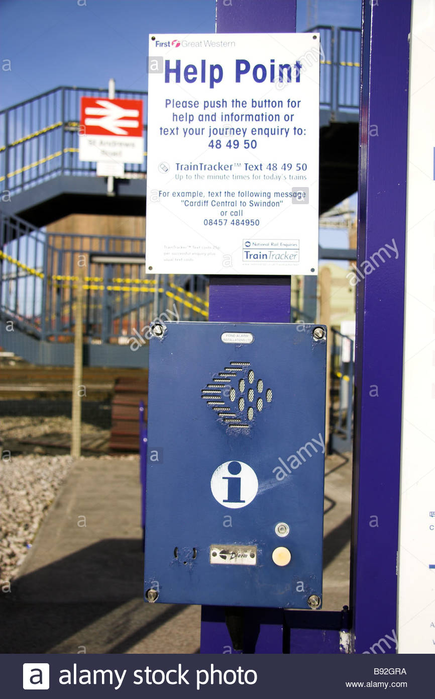 Uk Railway Station Information Point Stock Photos & Uk Railway Station ...
