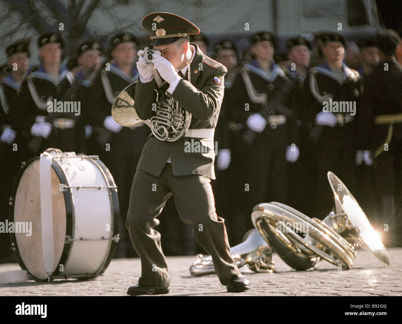 A military parade dedicated to the 58th anniversary of the victory in ...