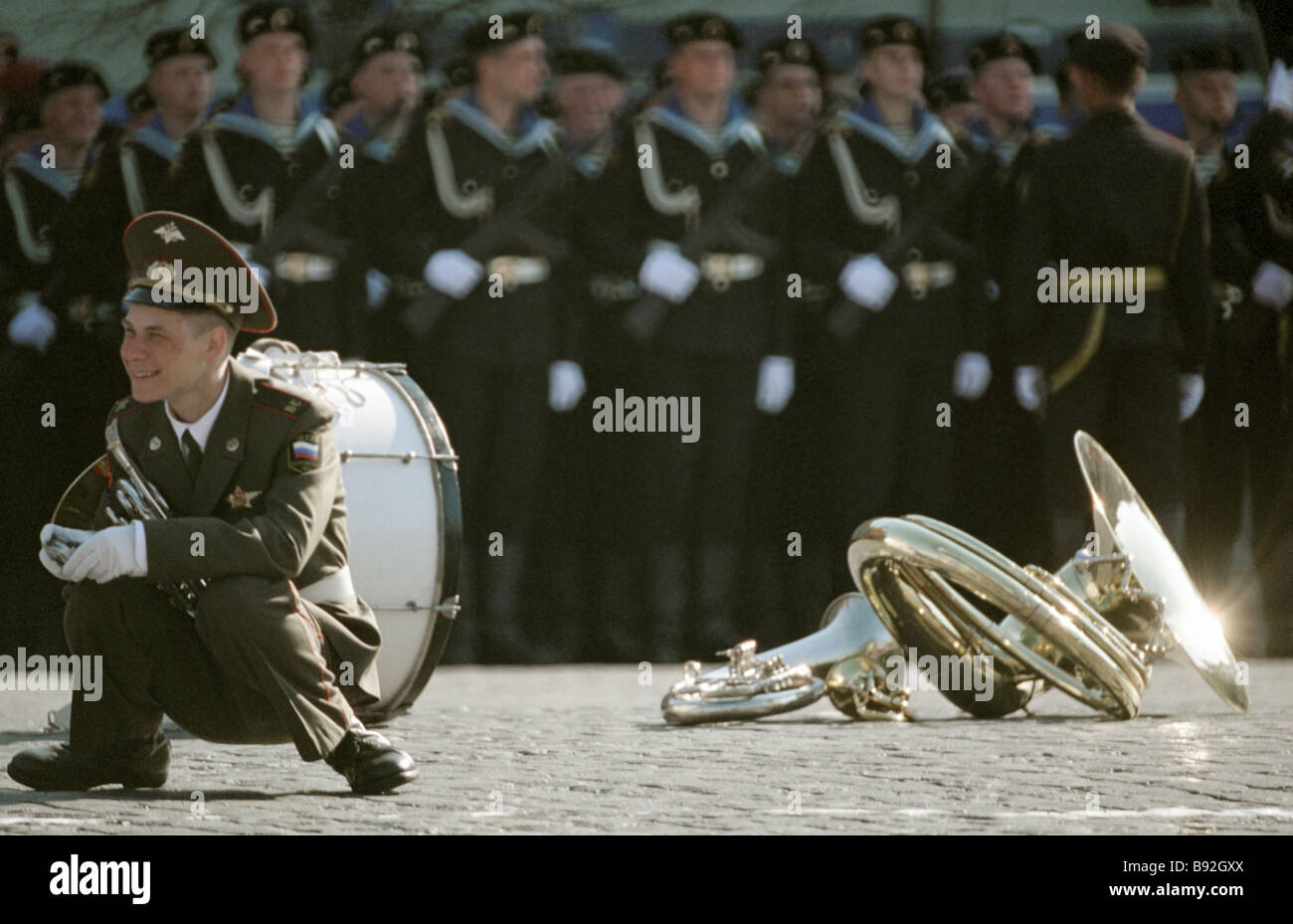 A military parade dedicated to the 58th anniversary of the victory in ...