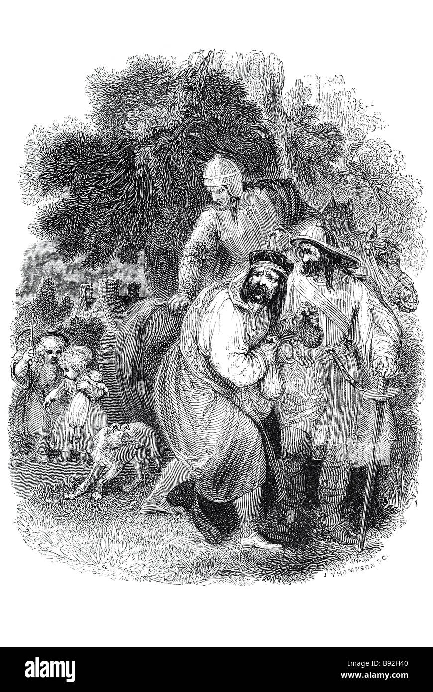 children in the wood uncle bargaining two ruffians murder children ...