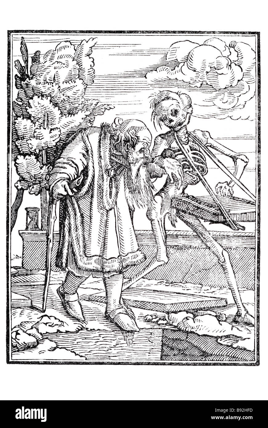 death old man skeleton period dress garden outside park summer dead ...