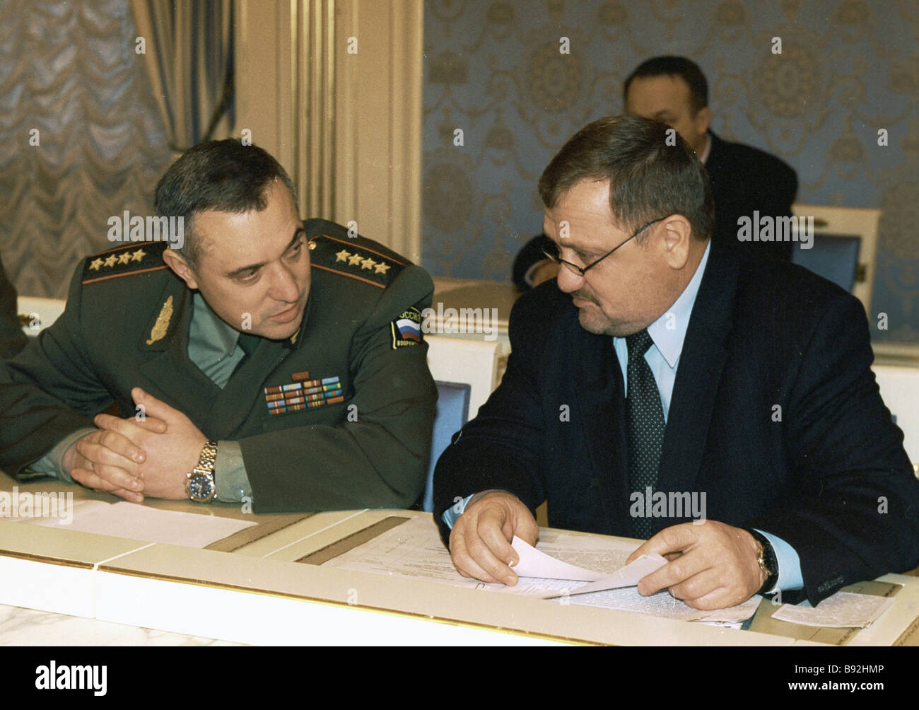 Chief of the general staff of the Russian Armed Forces Anatoly Kvashnin ...
