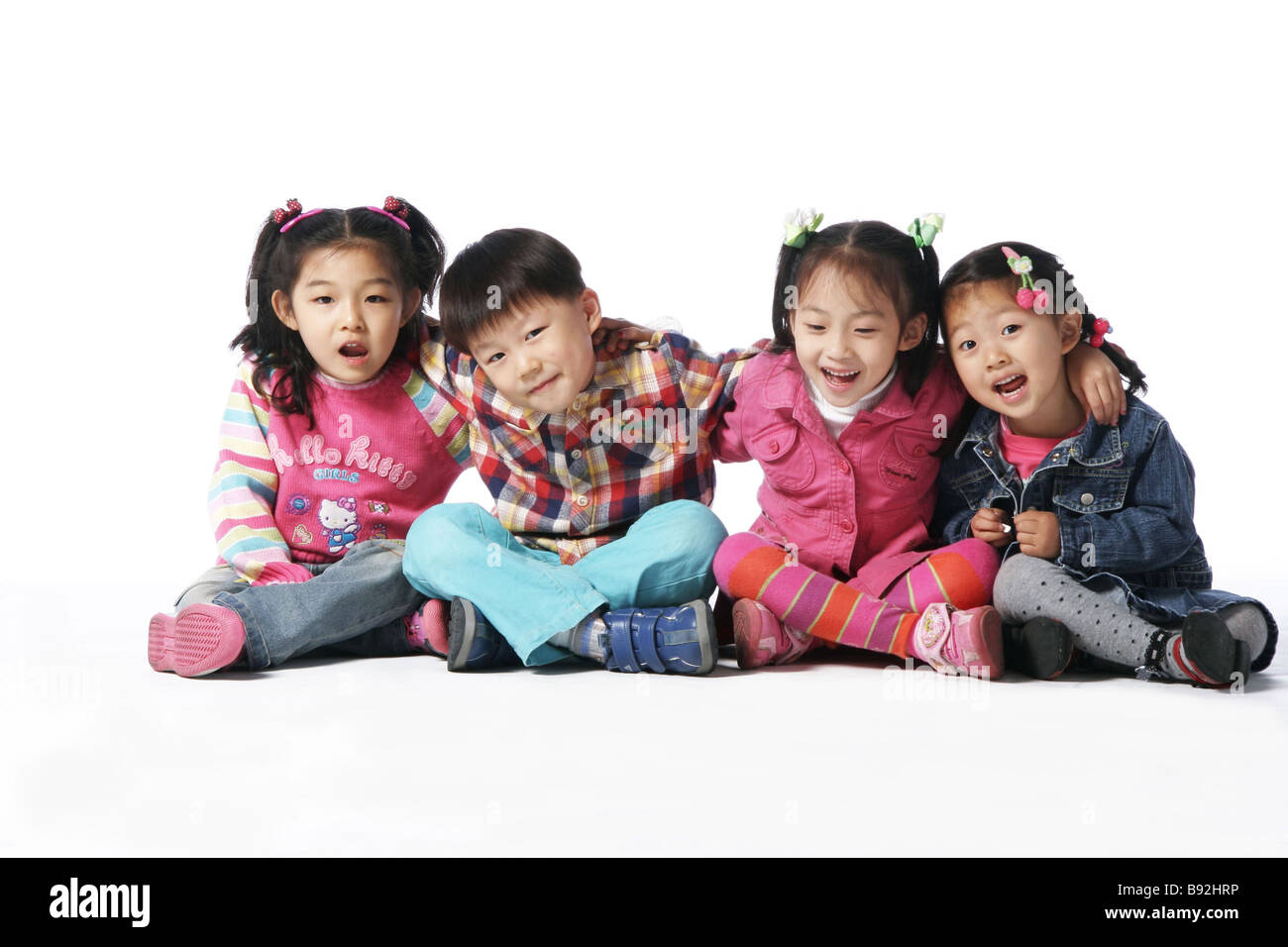 Asian Young Children Stock Photo - Alamy