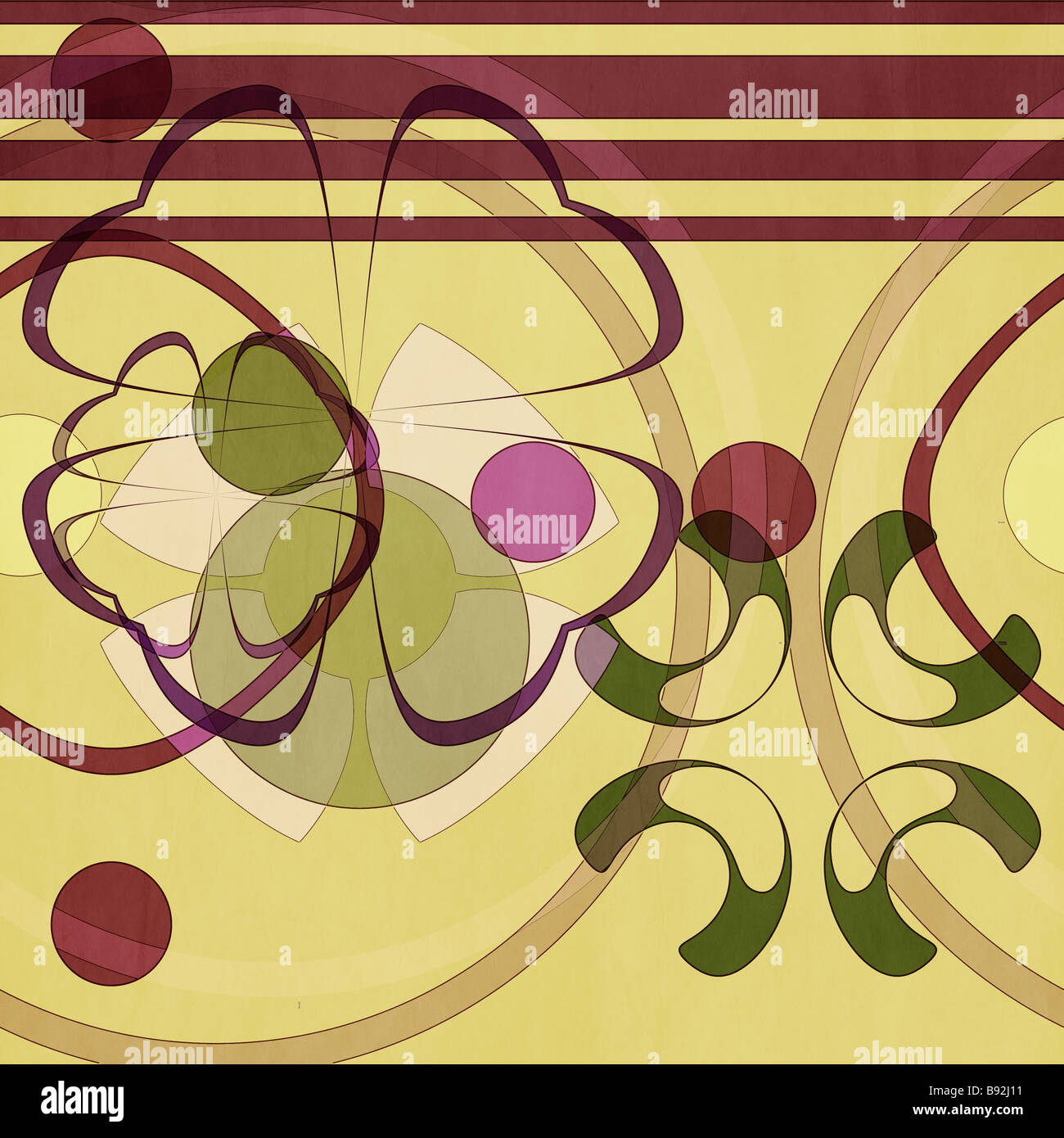 great background image of retro style wallpaper Stock Photo - Alamy