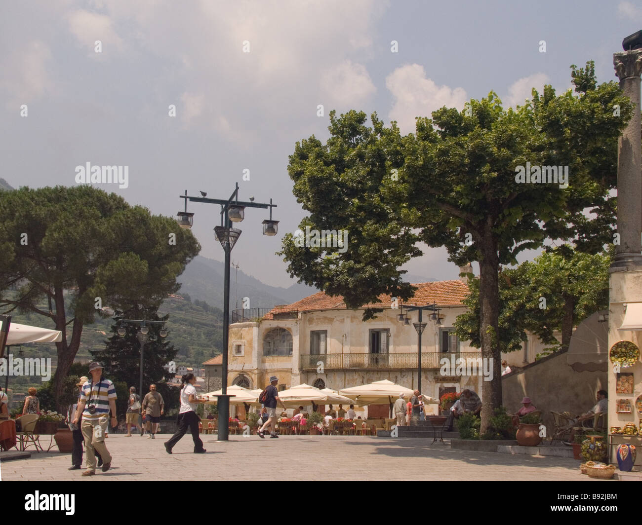 Main Square in Ravello, Amalfi Coast, Campania, Italy, Europe, World ...