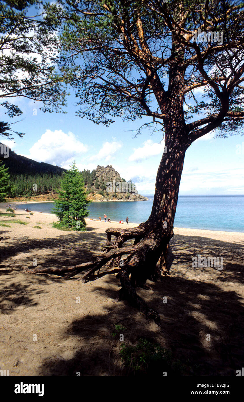 Peschanaya bay Lake Baikal Irkutsk region Stock Photo - Alamy
