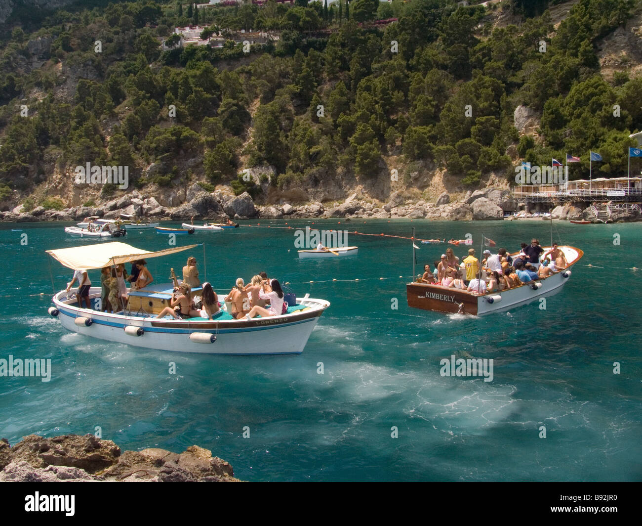 Capri Boat Tour High Resolution Stock Photography and Images - Alamy