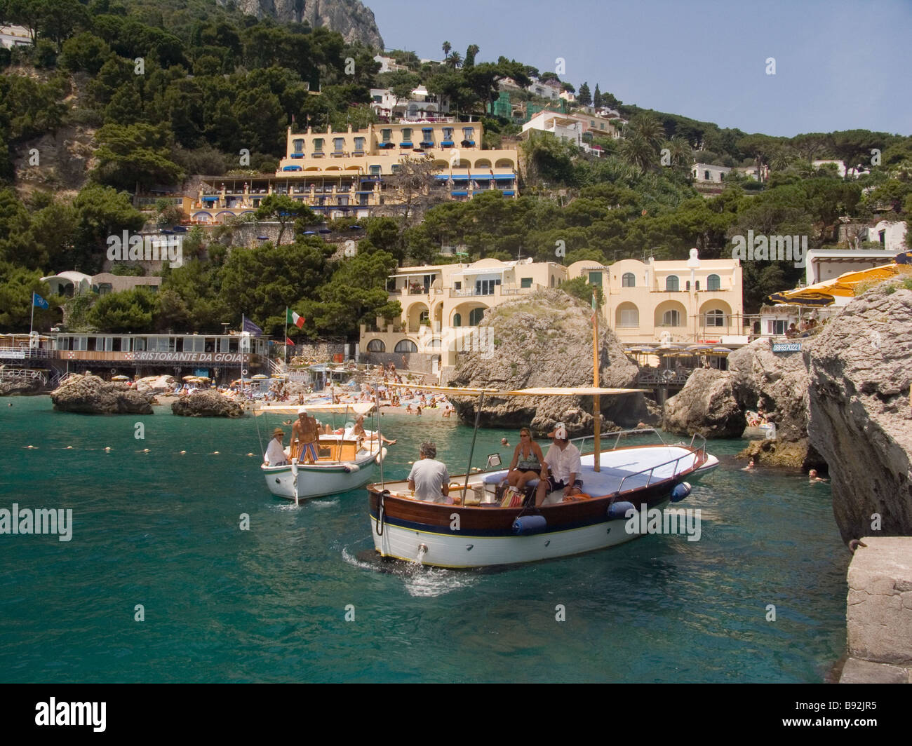 Marina Piccola at Capri Capri Island Italy Stock Photo - Alamy
