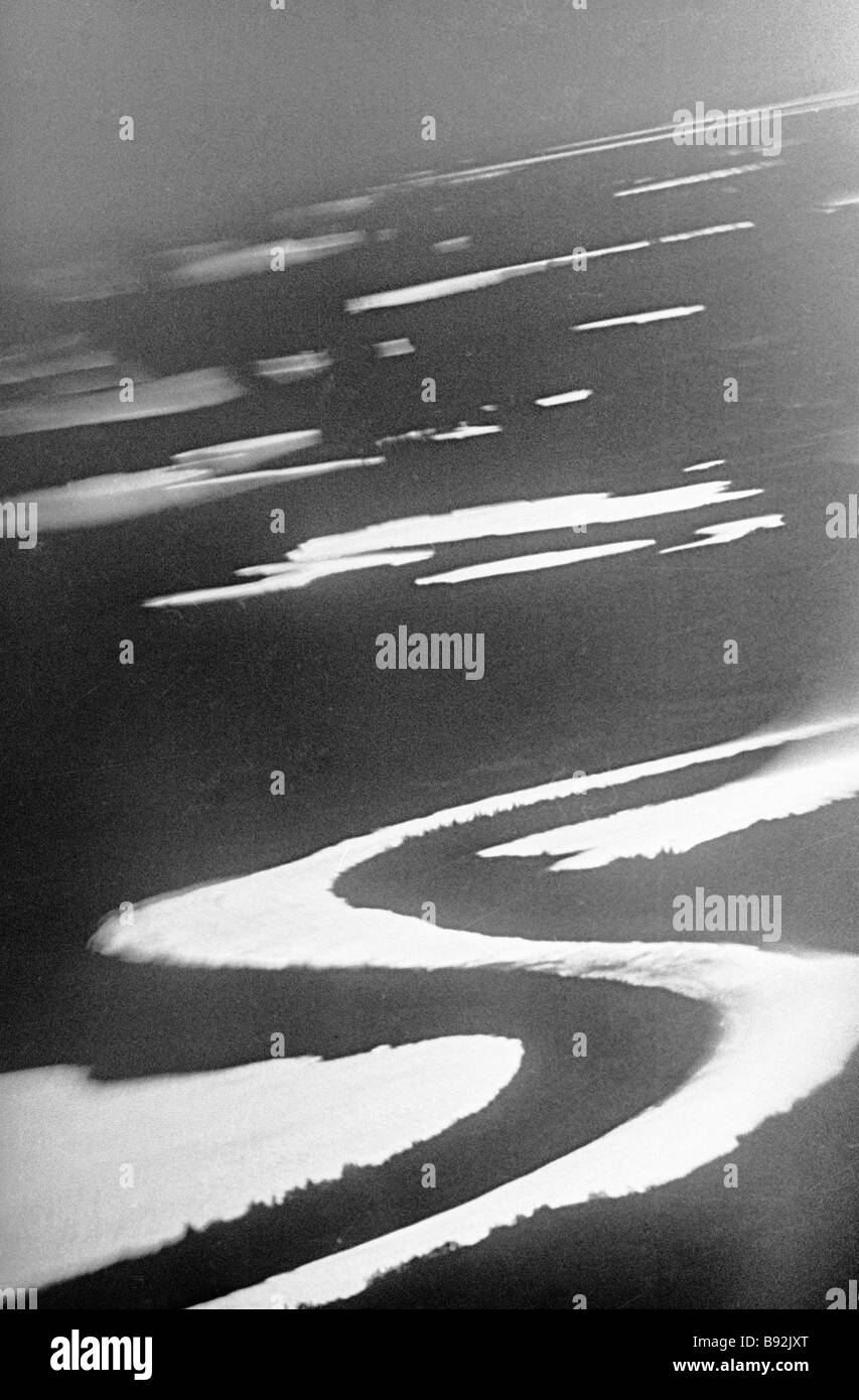 A bird s eye view of the tundra Stock Photo - Alamy