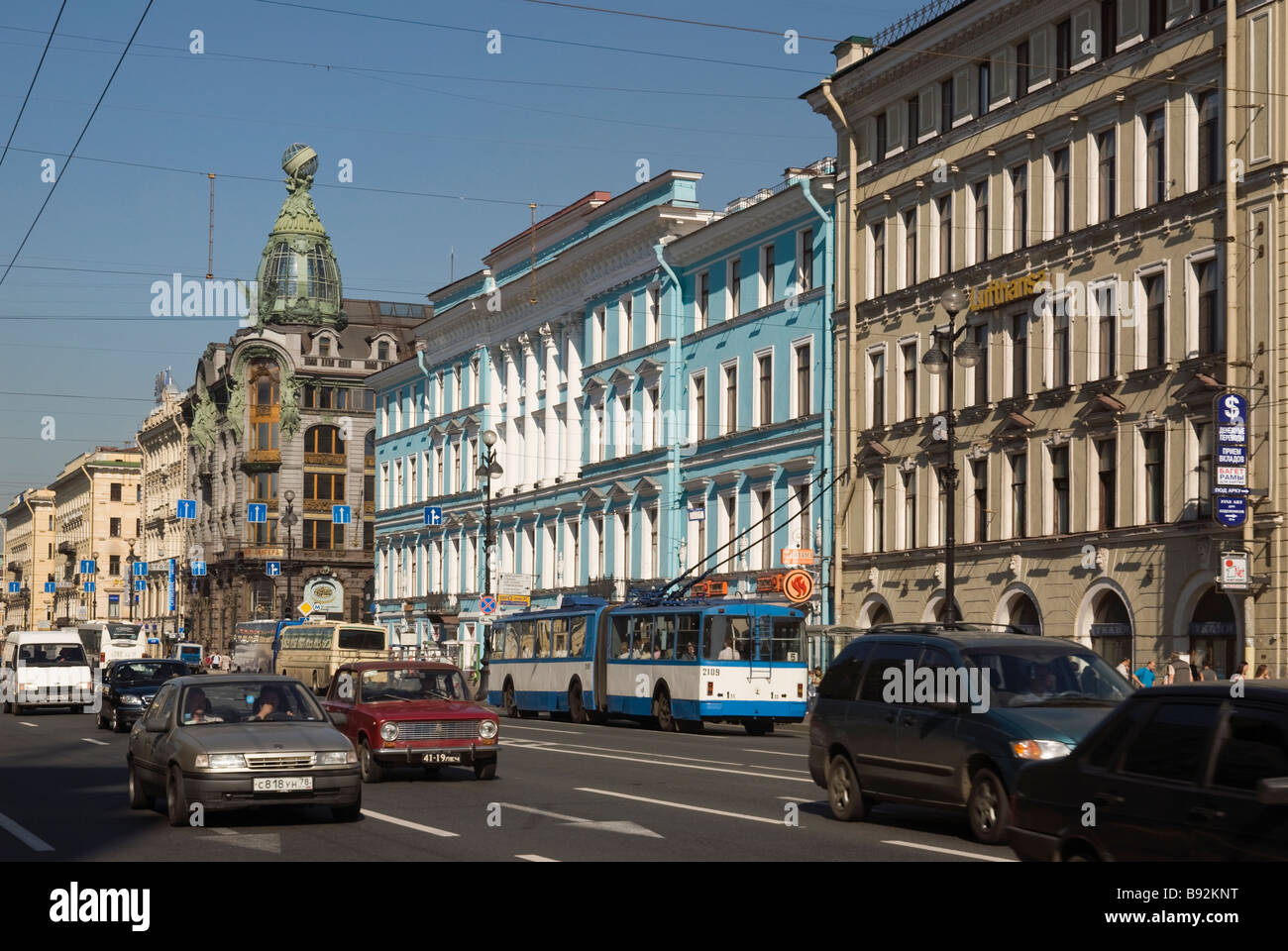 St. Petersburg, Russia. Nevsky Prospect Stock Photo - Alamy