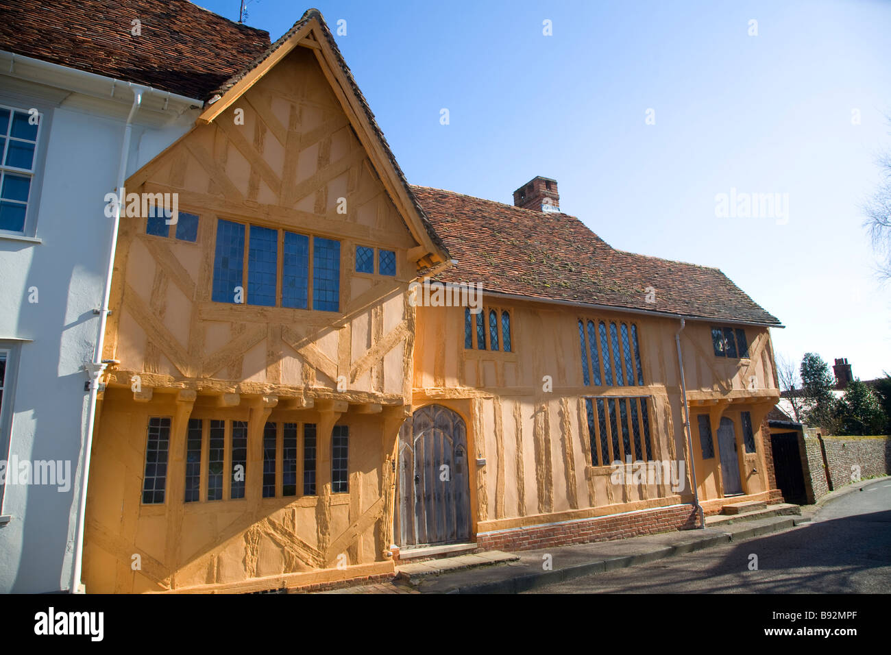 Little Hall Lavenham Suffolk England Stock Photo - Alamy