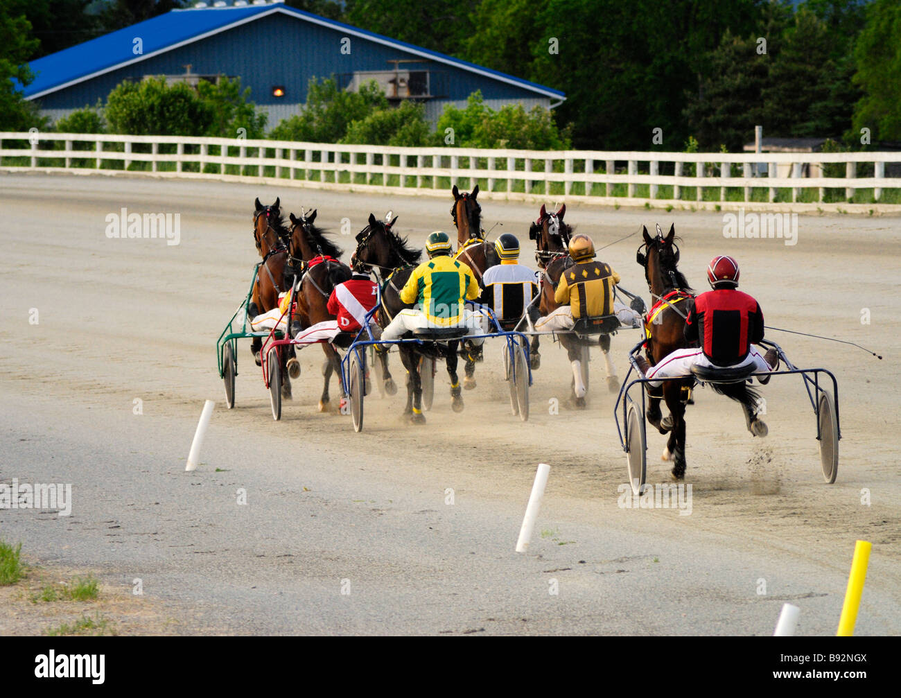 Trotting race harness racing track hi-res stock photography and images ...