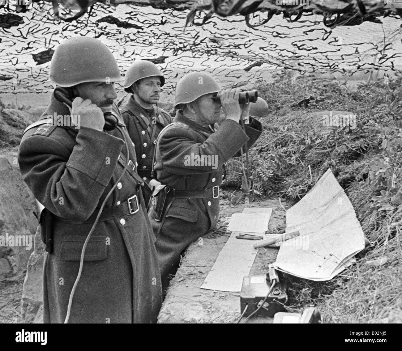 A division command post at the Dnieper exercise Stock Photo - Alamy