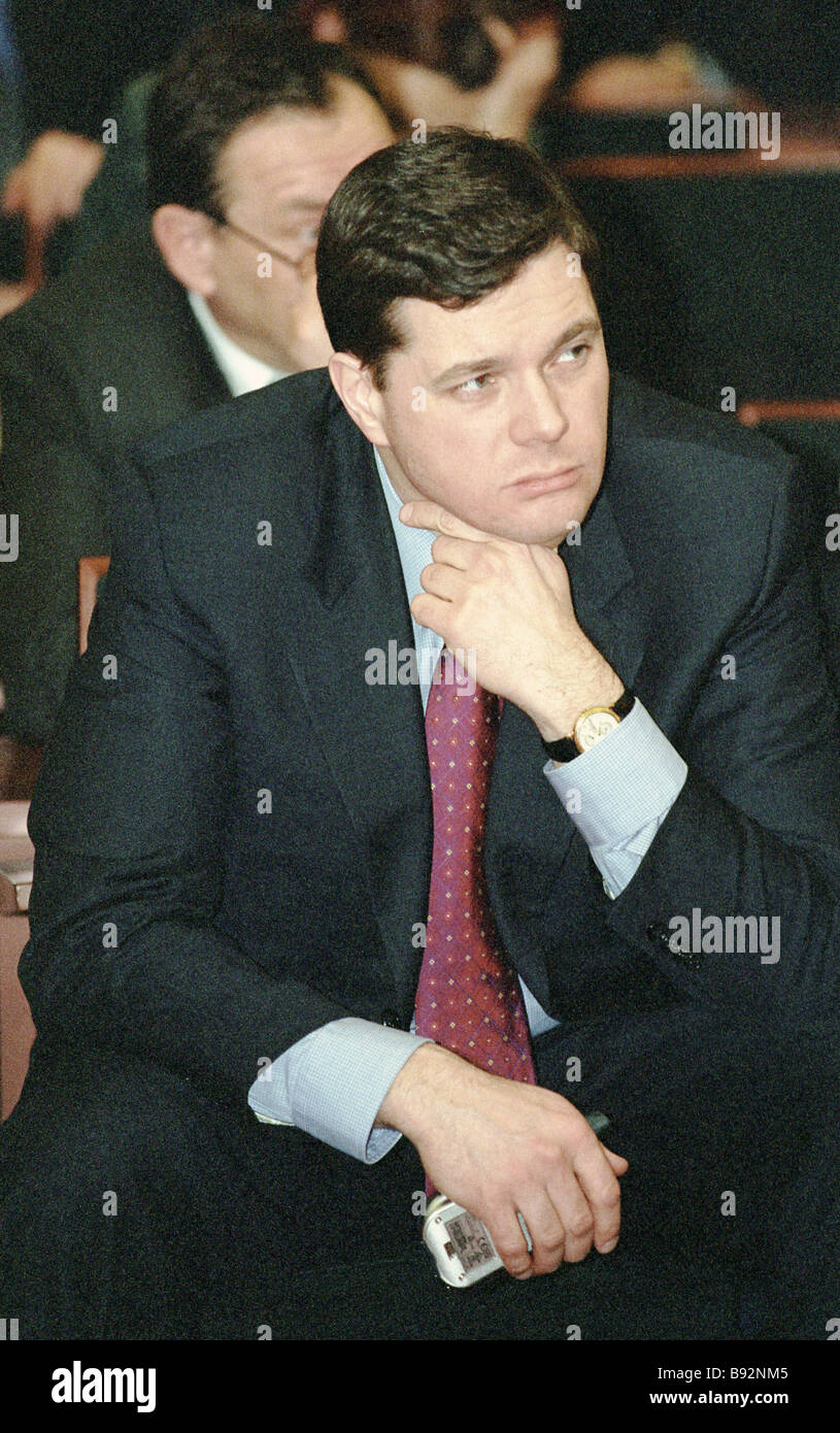 Severstal chairman Alexei Mordashov center of the still Stock Photo - Alamy
