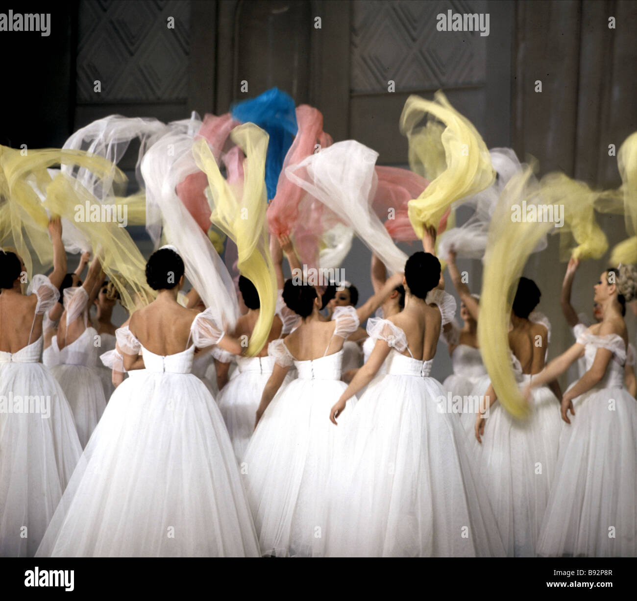 The Beryozka Dance Company performing pas de chales Stock Photo - Alamy