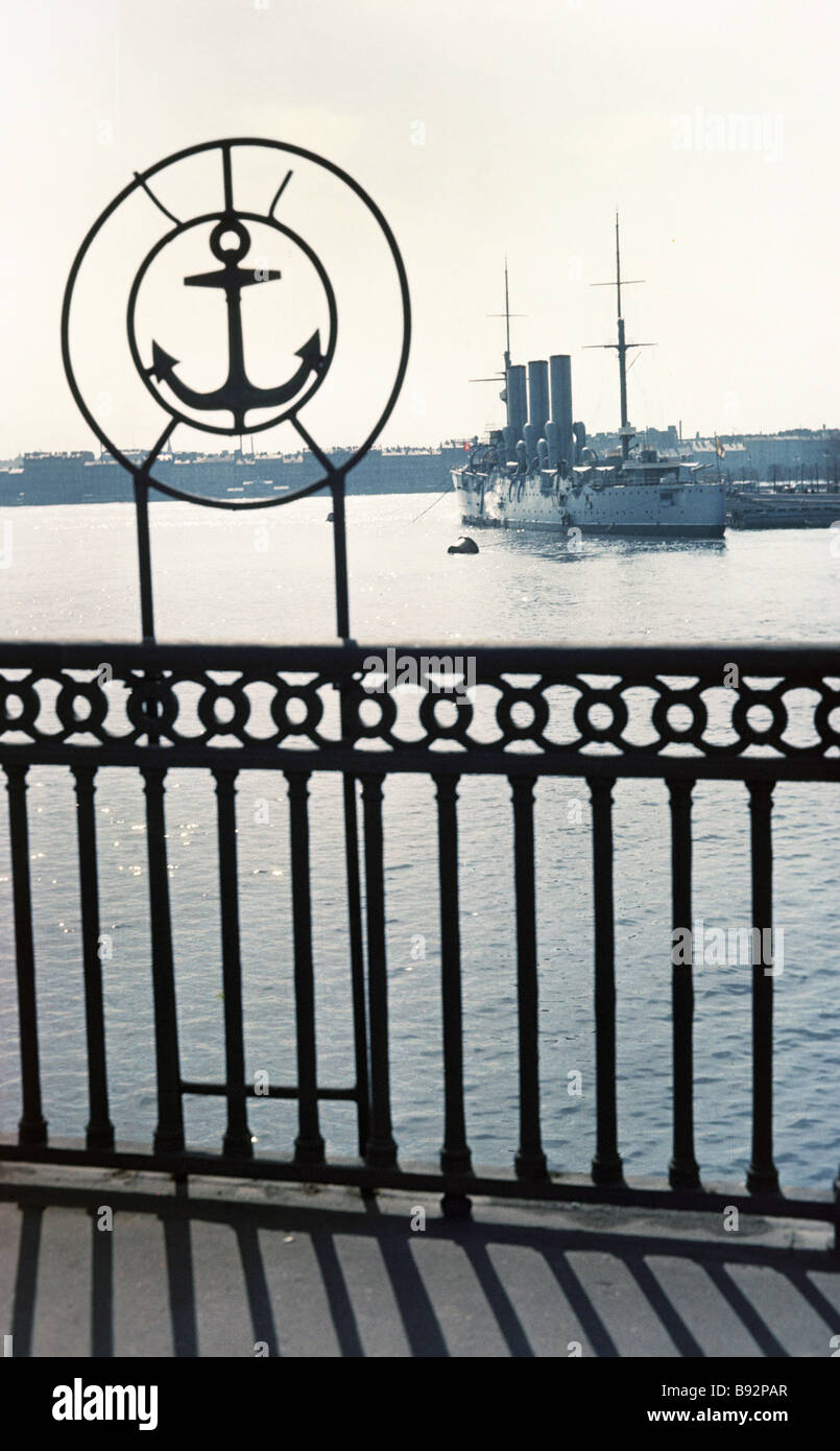 The cruiser Aurora Stock Photo - Alamy