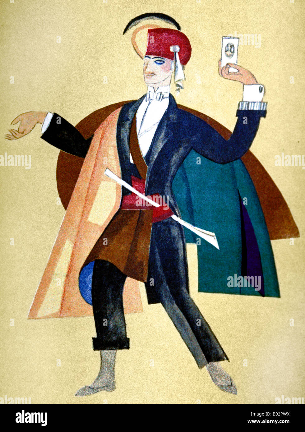 Artist Ignaty Nivinsky 1880 1933 Sketch of Kalaf s costume for the play ...