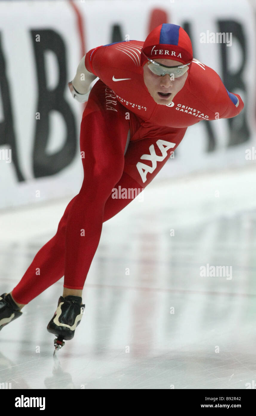 Havard Bokko of Norwary who placed second overall at the European Speed ...
