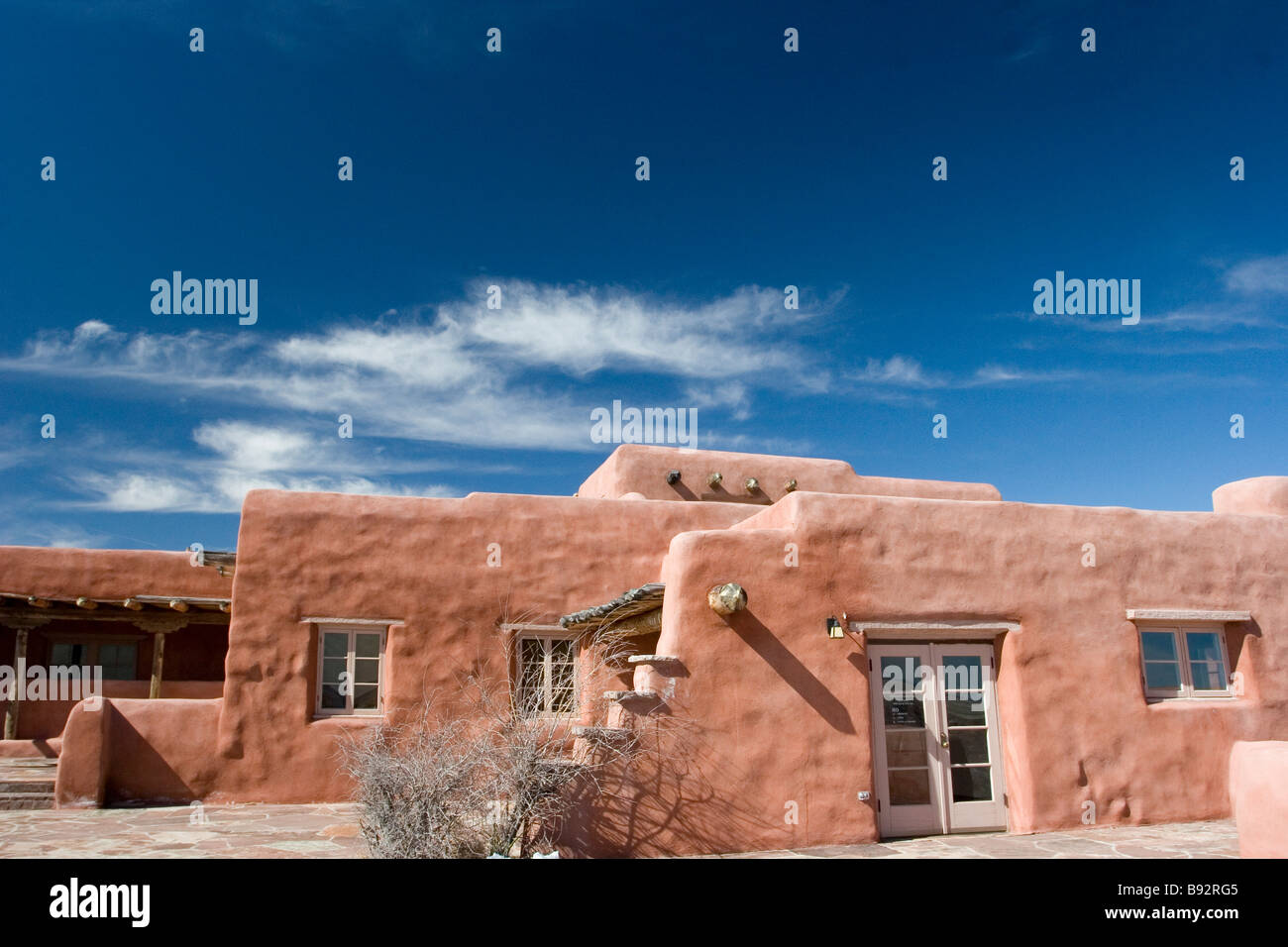 Painted Desert Inn, Petrified National Forest Arizona USA Stock Photo ...