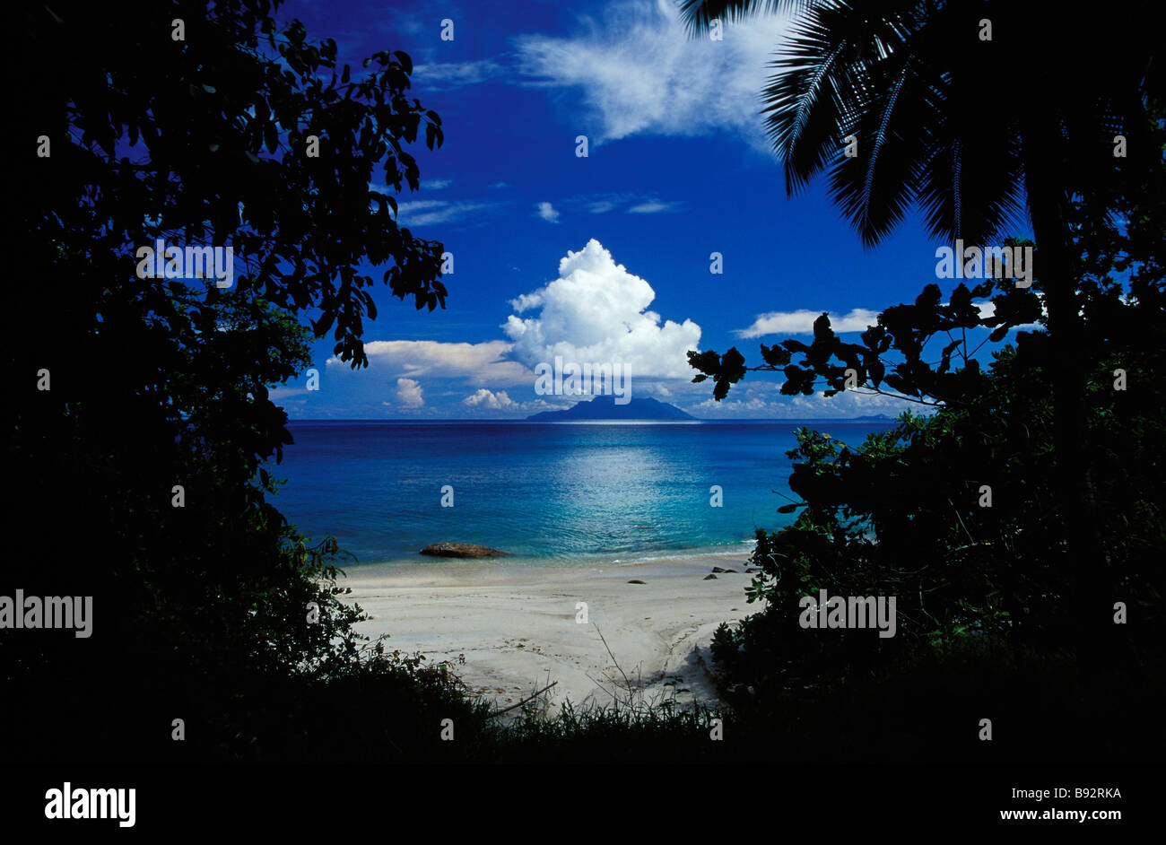 Anse Major beach, Mahe, Seychelles Stock Photo - Alamy
