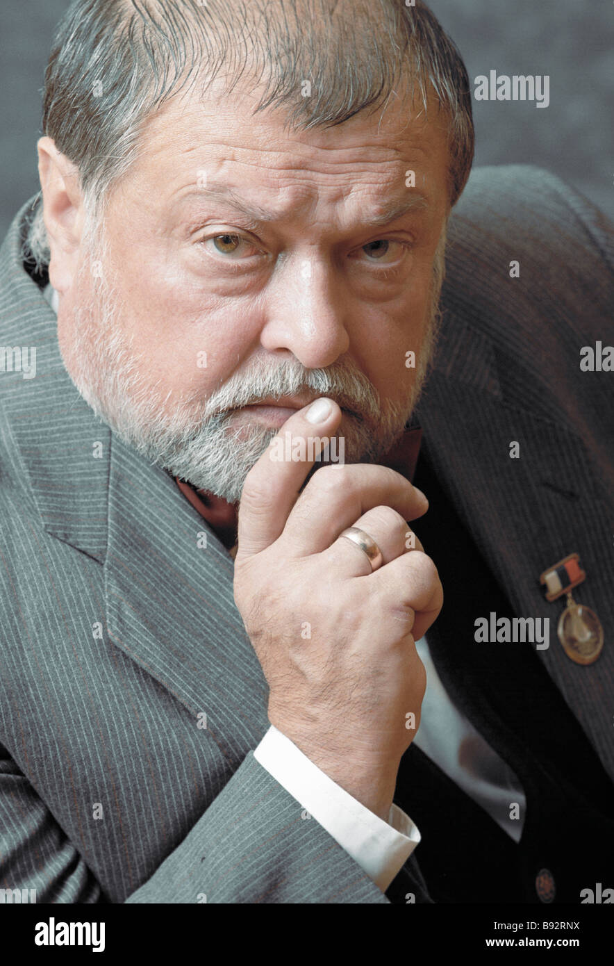 Theater and screen actor Boris Bystrov Stock Photo - Alamy