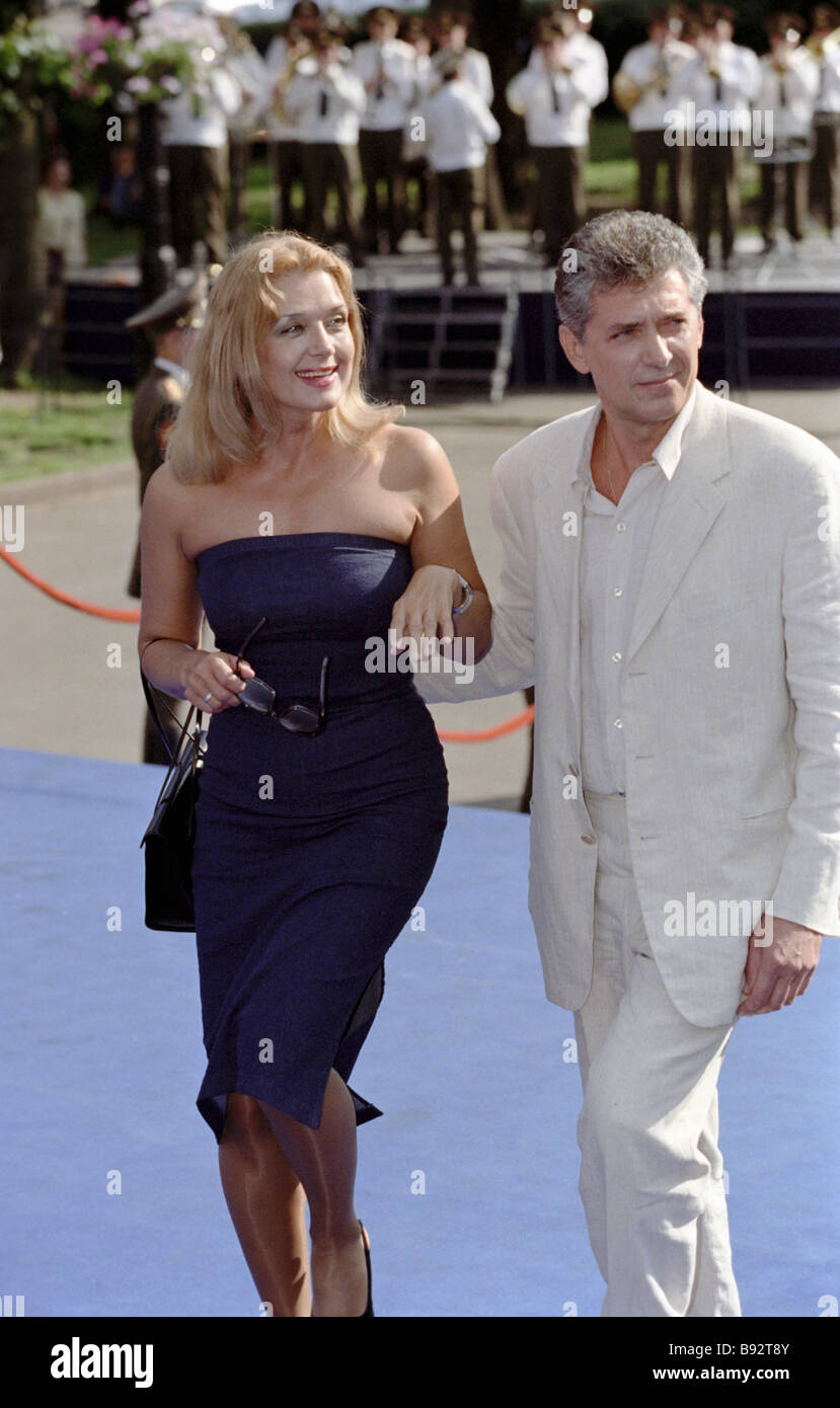 Actress Irina Alfyorova with her husband Sergei Martynov at the 23rd ...